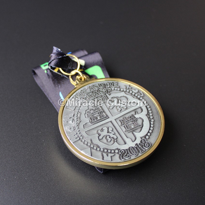 Custom Two Tone Plating Finish Medals | Miracle Custom Custom Two Tone Plating Finish Medals | Miracle Custom